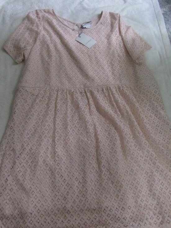 Junarose | Dresses | Junarose Peach Whip Eyelet Dress Size Us 22 | Poshmark